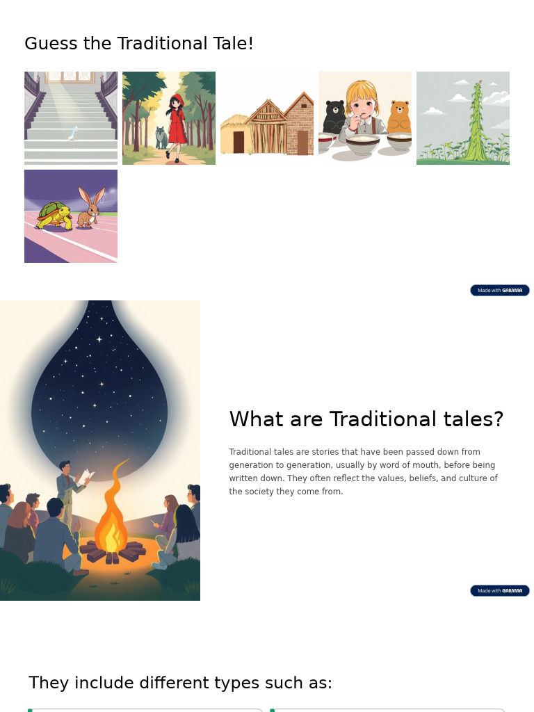 Understanding Traditional Tales and Fables | PDF