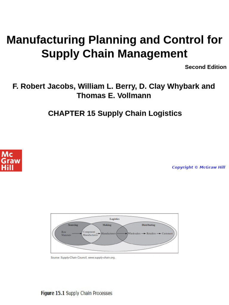 Supply Chain Logistics Overview | PDF | Economies | Business Process