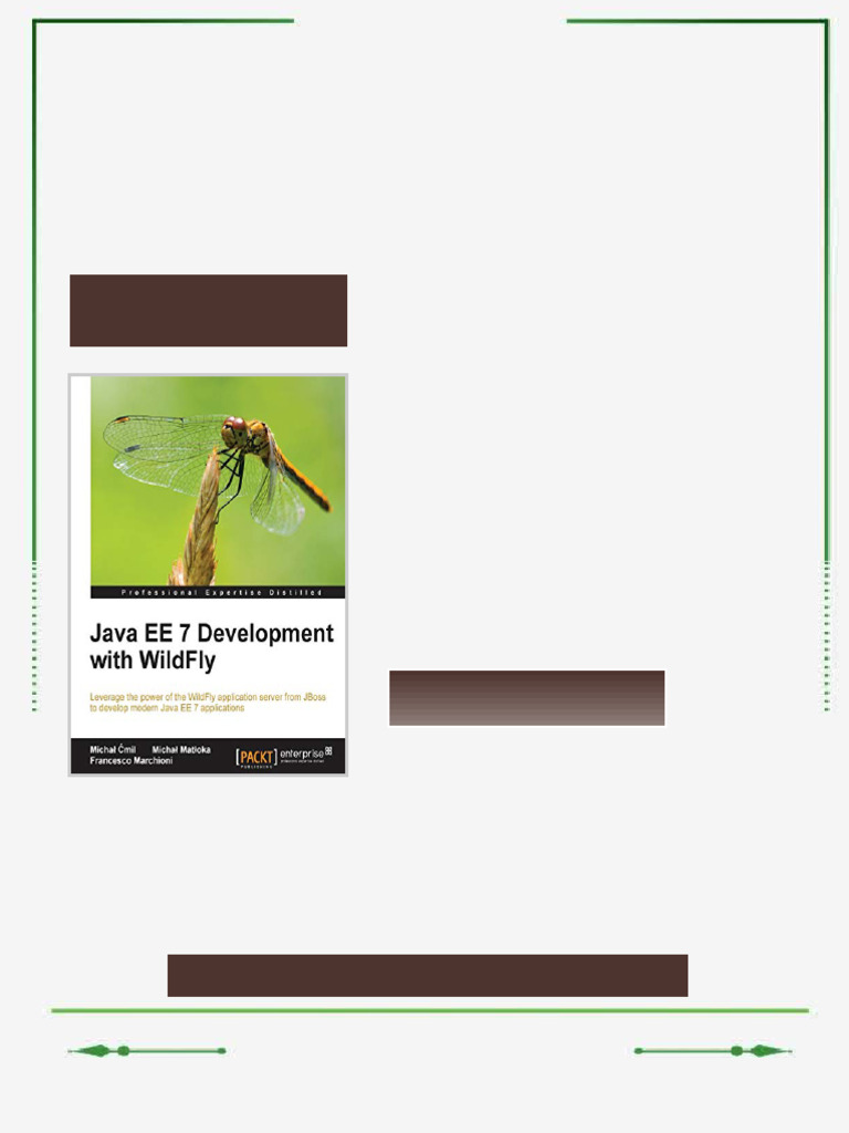 Java EE 7 Development with WildFly 1st Edition Cmil Michal Matloka ...