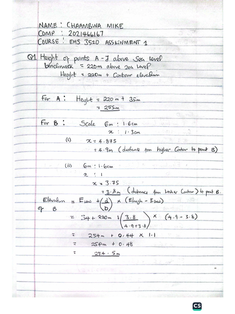 Mike Chaambwa 2021466167 Building Assignment (EHS 3520) | PDF