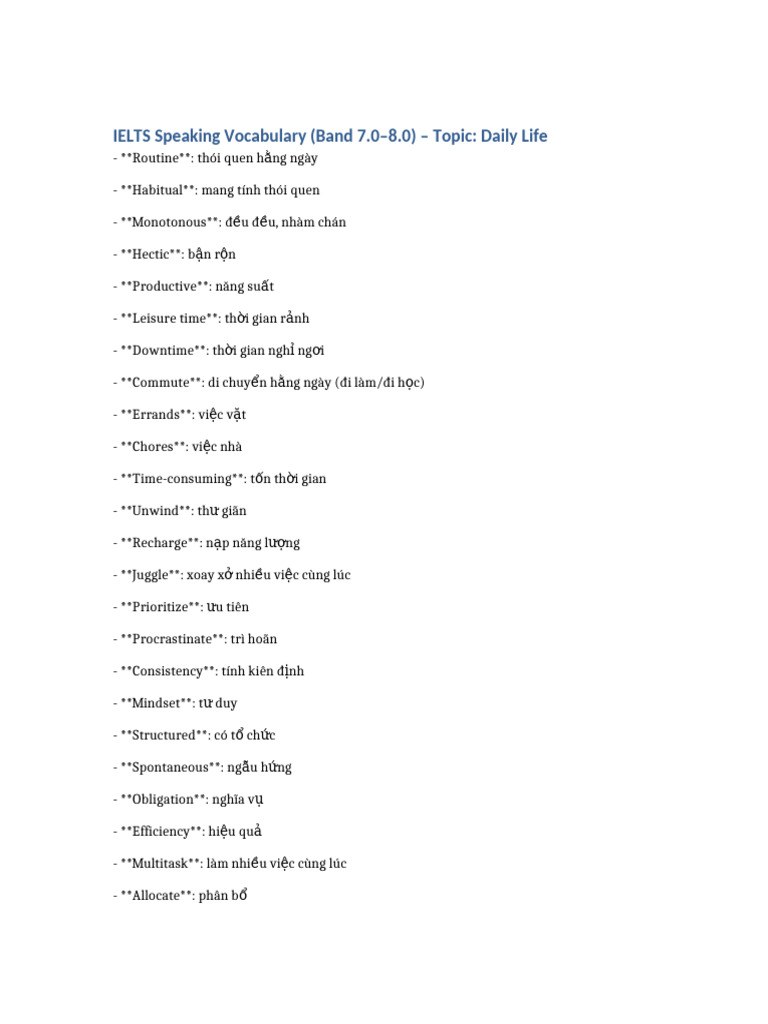 Daily Life (2) | PDF