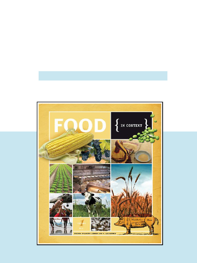 Food in Context volume 1 2 23rd Edition Brenda Wilmoth Lerner - ebook ...