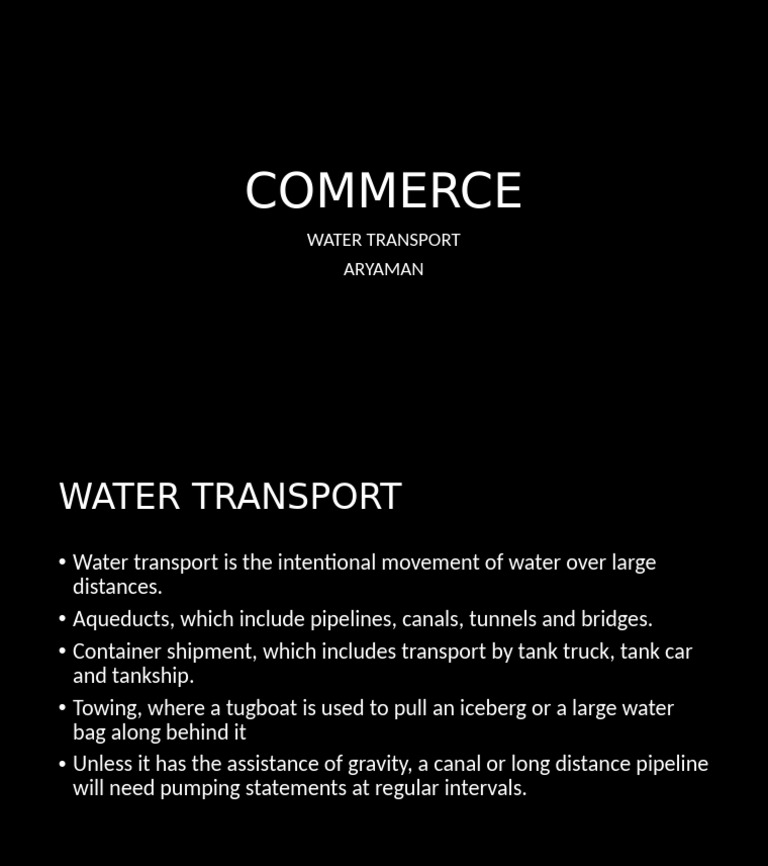 Aryaman Commerce Waterways | PDF