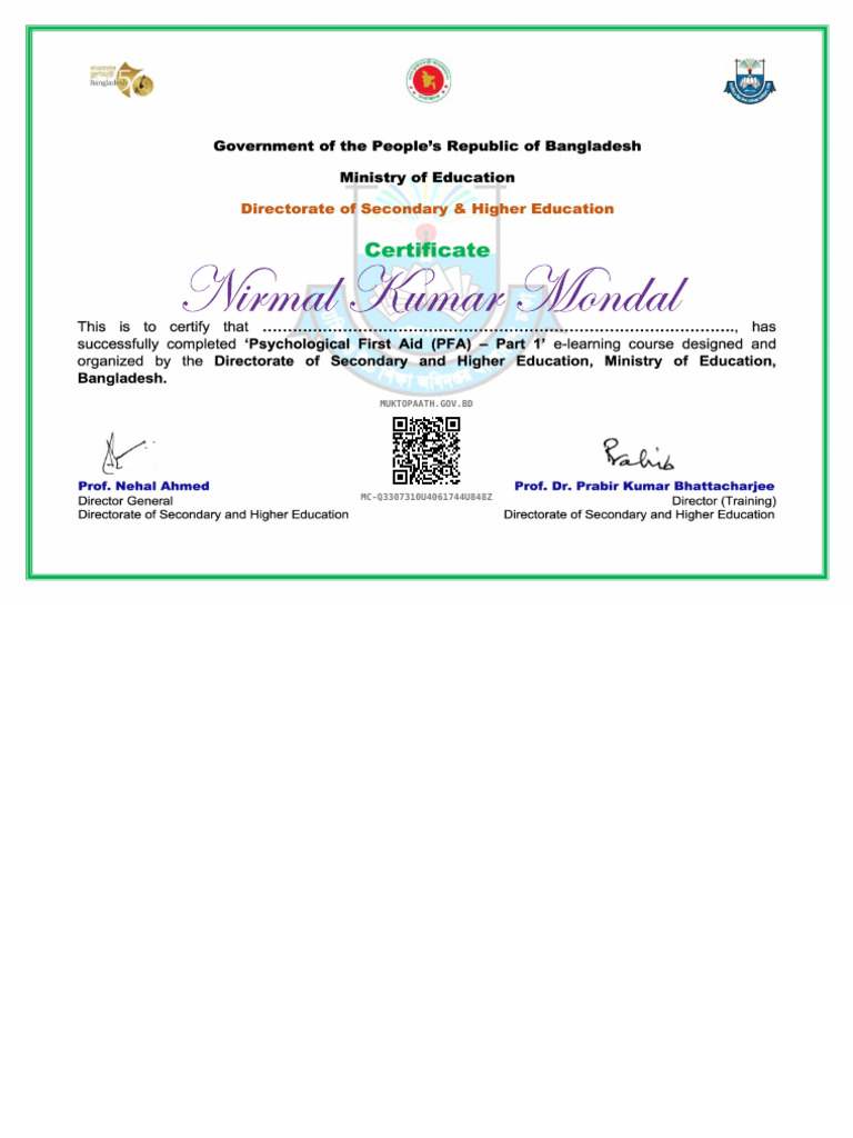 Phycological Fast Aid | PDF