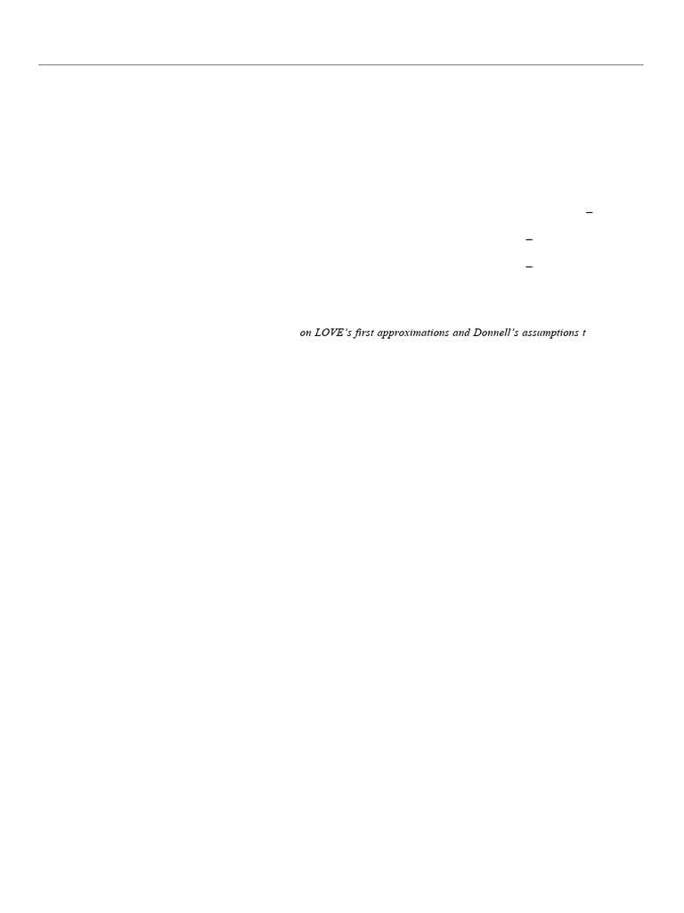 FREE VIBRATION ANALYSIS OF THIN CYLINDRICAL SHELLS SUBJECTED TO ...