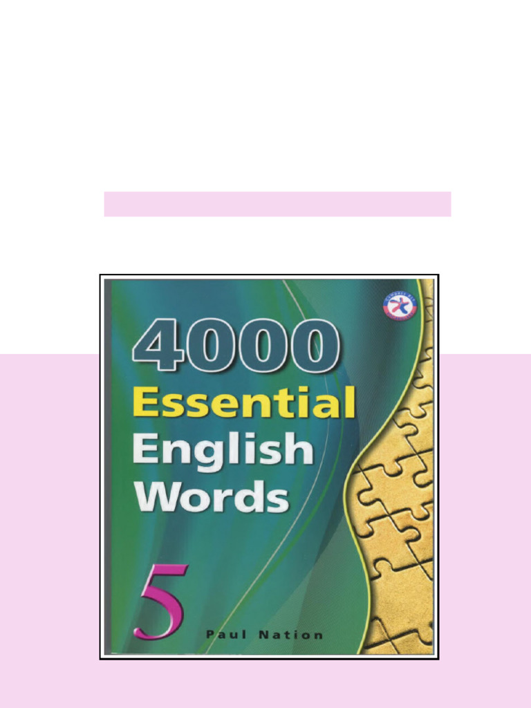 4000 essential English words 5 2009th Edition Paul Nation - ebook and ...