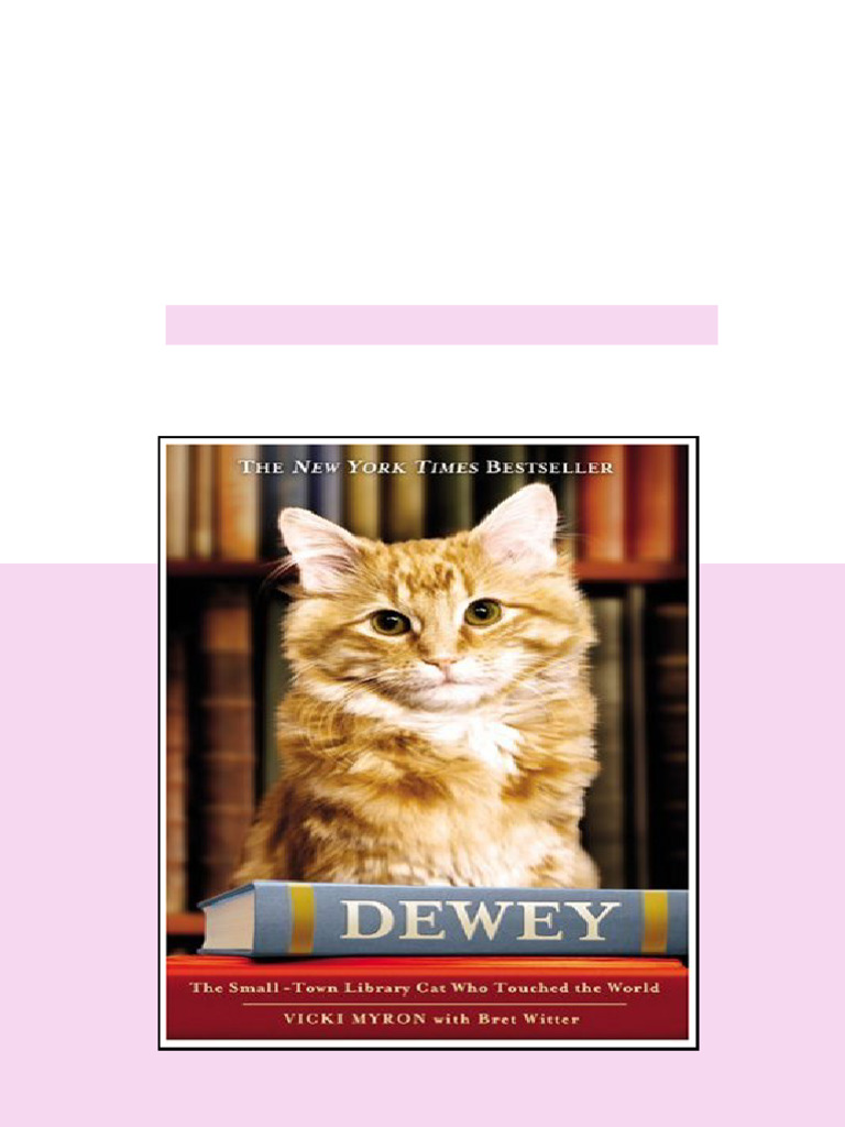 Dewey The Small Town Library Cat Who Touched the World 1st Edition ...