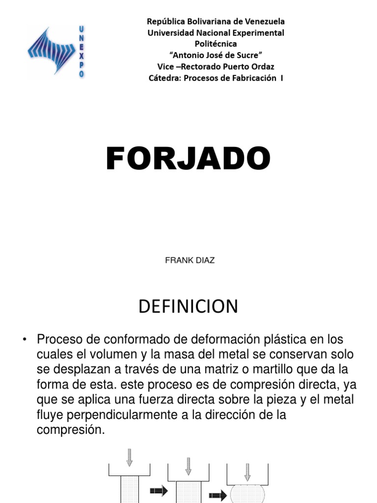 FORJADO | PDF | Forjar | Ingeniería mecánica
