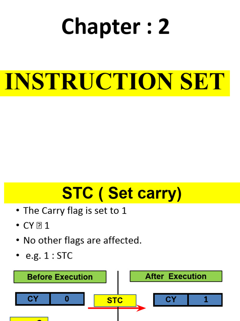 Instruction Set Notes Part-2 | PDF | Binary Coded Decimal | Computer ...