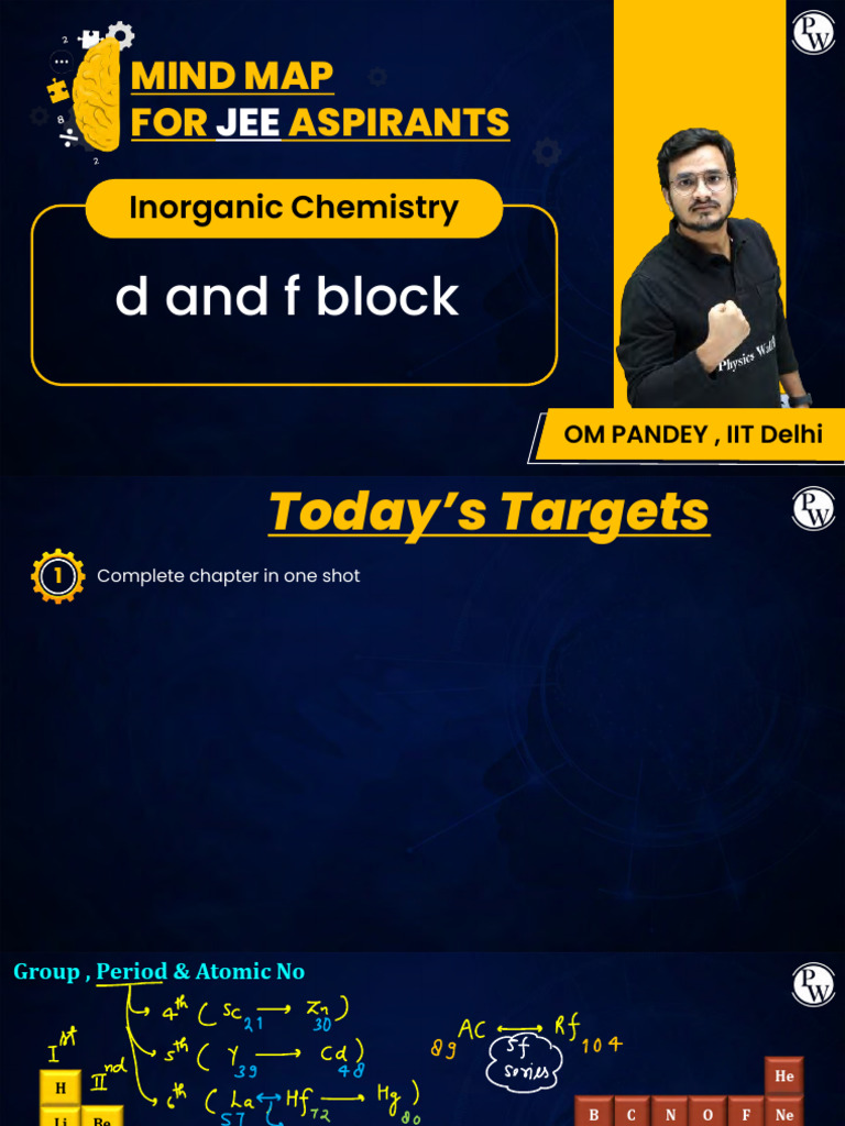 d block | PDF | Lanthanide | Chemical Bond