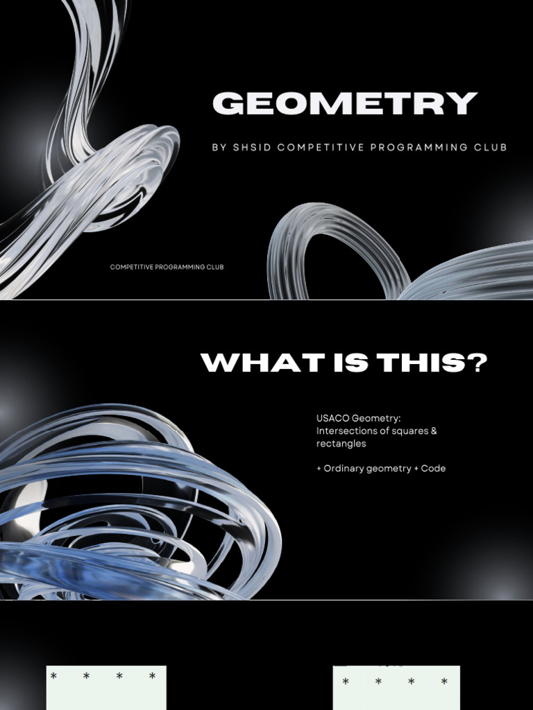 SHSID CPC Geometry | PDF