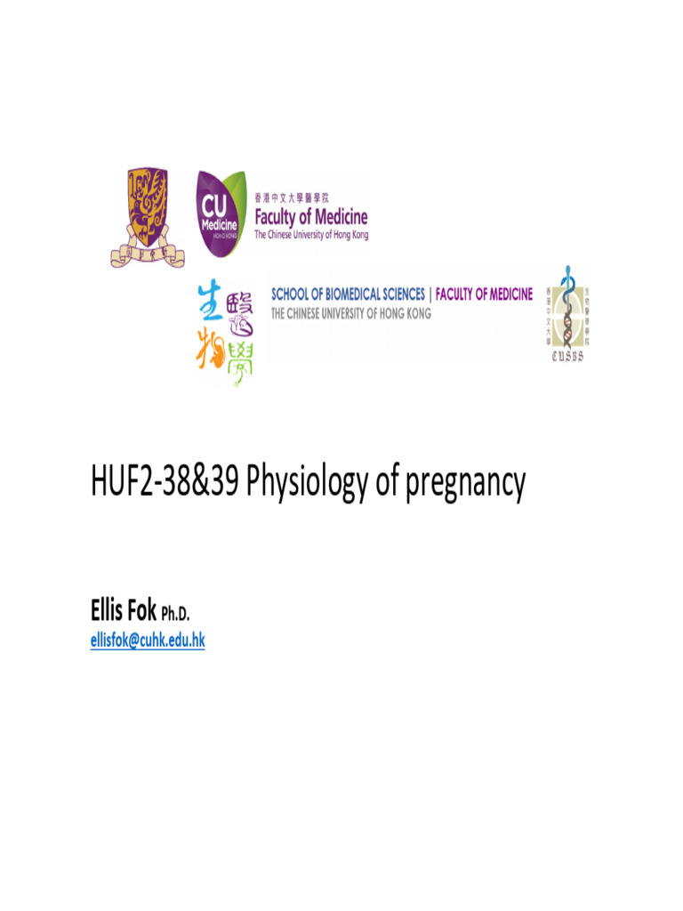 Maternal Physiological Changes in Pregnancy | PDF | Cortisol ...