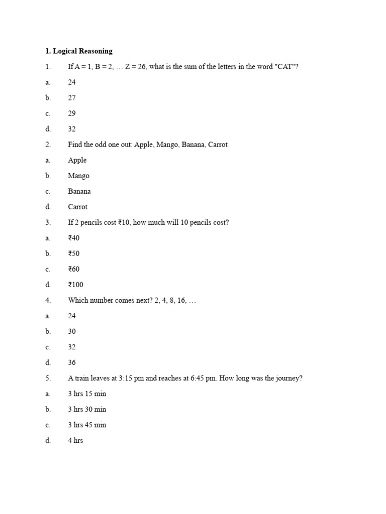 Psychometric test | PDF | Curiosity