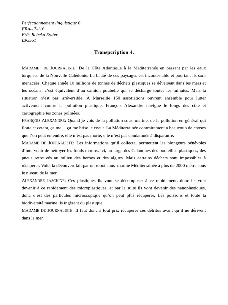 Lutte contre la pollution plastique en mer | PDF