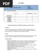 Warehouse Receiving Procedures Checklist | PDF | Specification ...