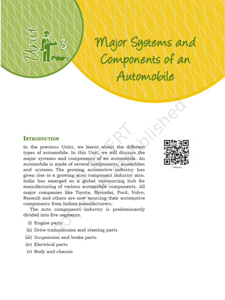 Major Automobile Systems Explained | PDF | Internal Combustion Engine ...