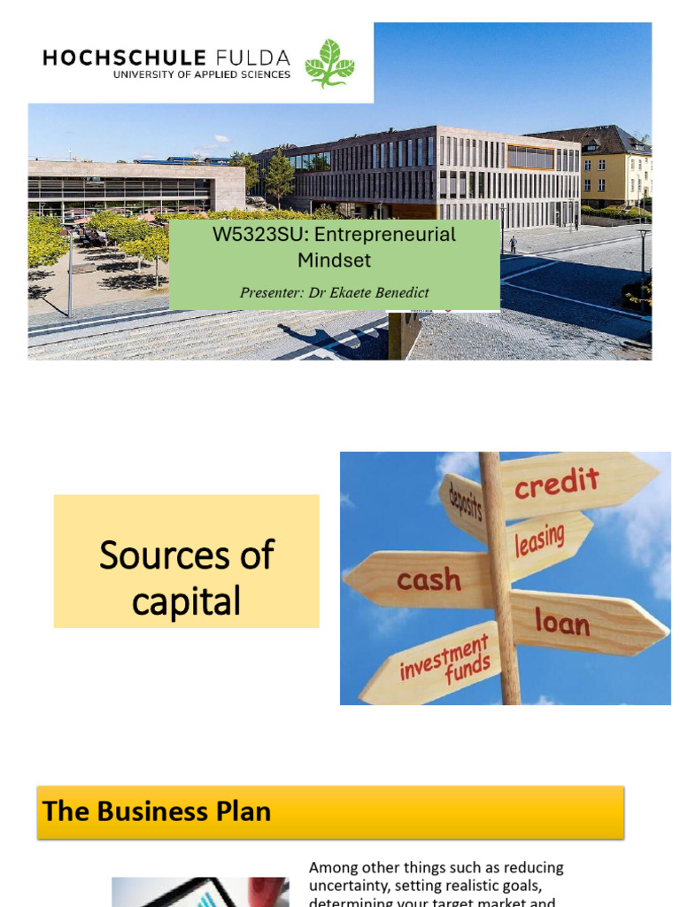 Entrepreneurial Mindset: Funding Strategies | PDF | Credit | Finance ...