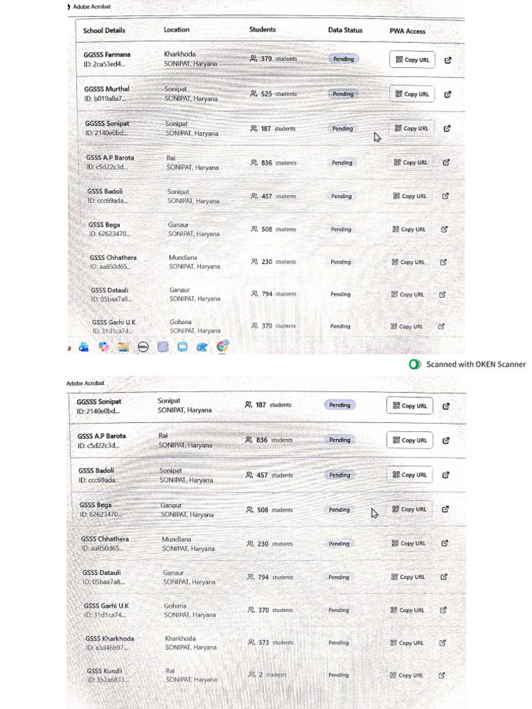 ID Card Registration Link Status | PDF