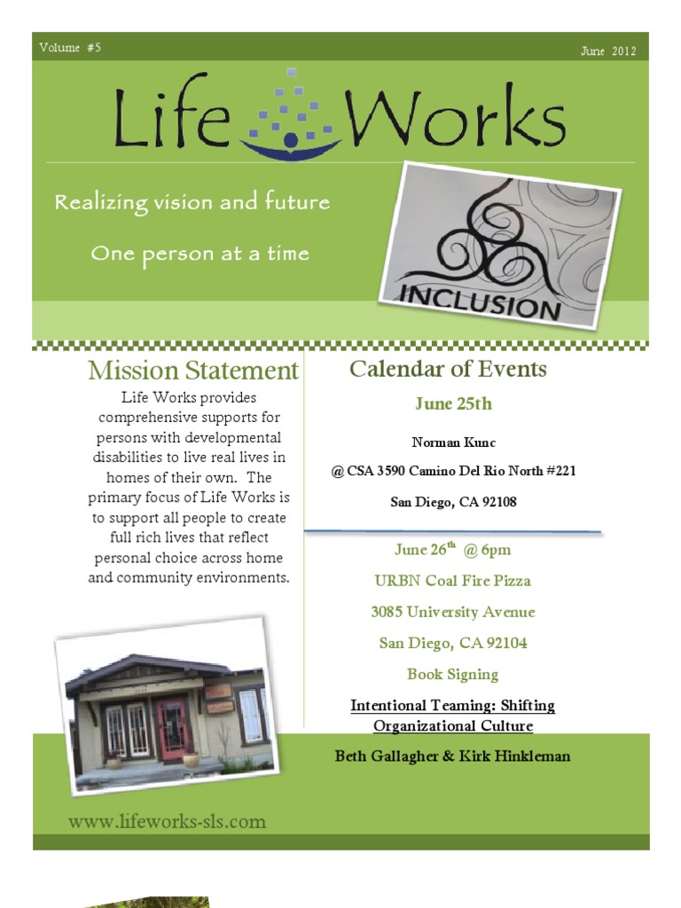 Mission Statement: Calendar of Events | PDF | Social Science | Wellness