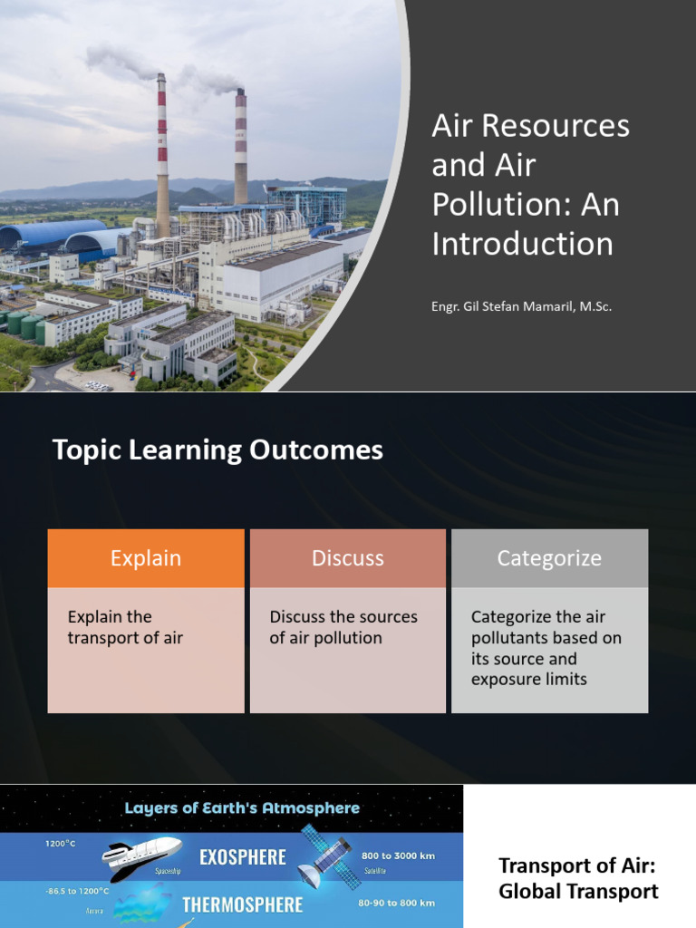 Air Pollution Sources and Effects Explained | PDF | Particulates ...