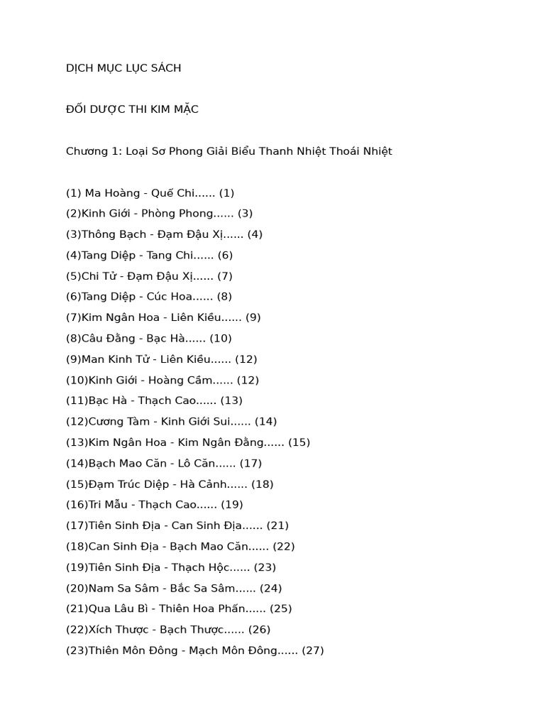 Phối hợp các vị thuốc | PDF