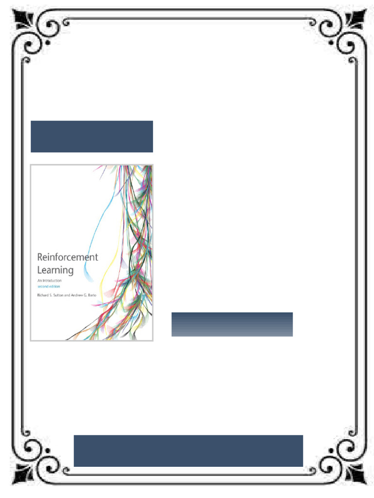 Reinforcement Learning An Introduction Adaptive Computation and Machine ...