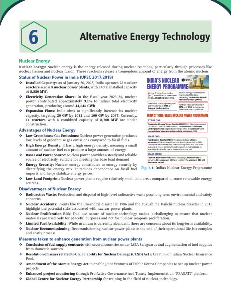 India's Nuclear Energy Overview and Future Plans | PDF | Nuclear Power ...