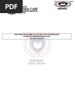 Grade 12 NSC June 2026 Registration Form | PDF | Attention Deficit ...