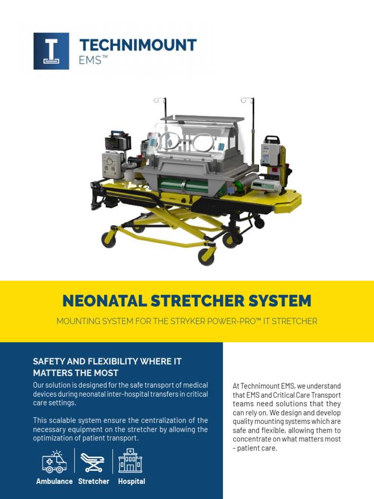 NeonatalStretcherSystem TS | PDF | Emergency Medical Services | Pump