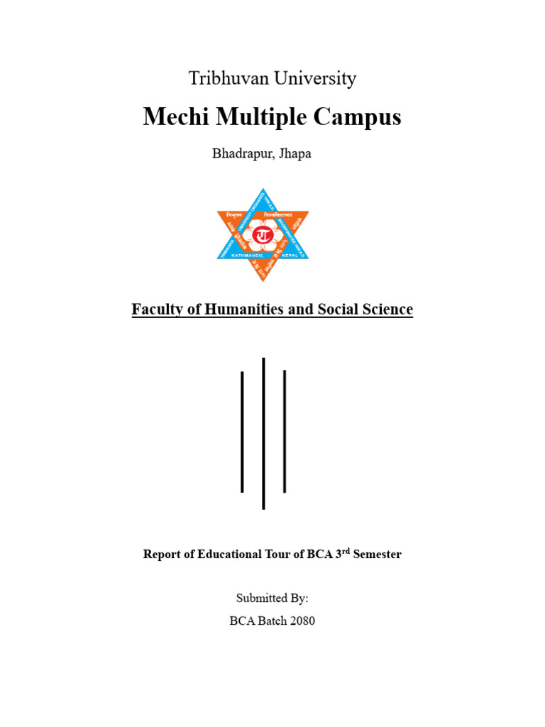 BCA 3rd Semester Educational Tour Report | PDF