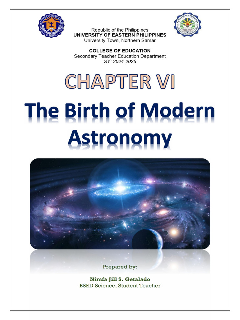 6.3 The Birth of Modern Astronomy Learning Module | PDF | Planets ...