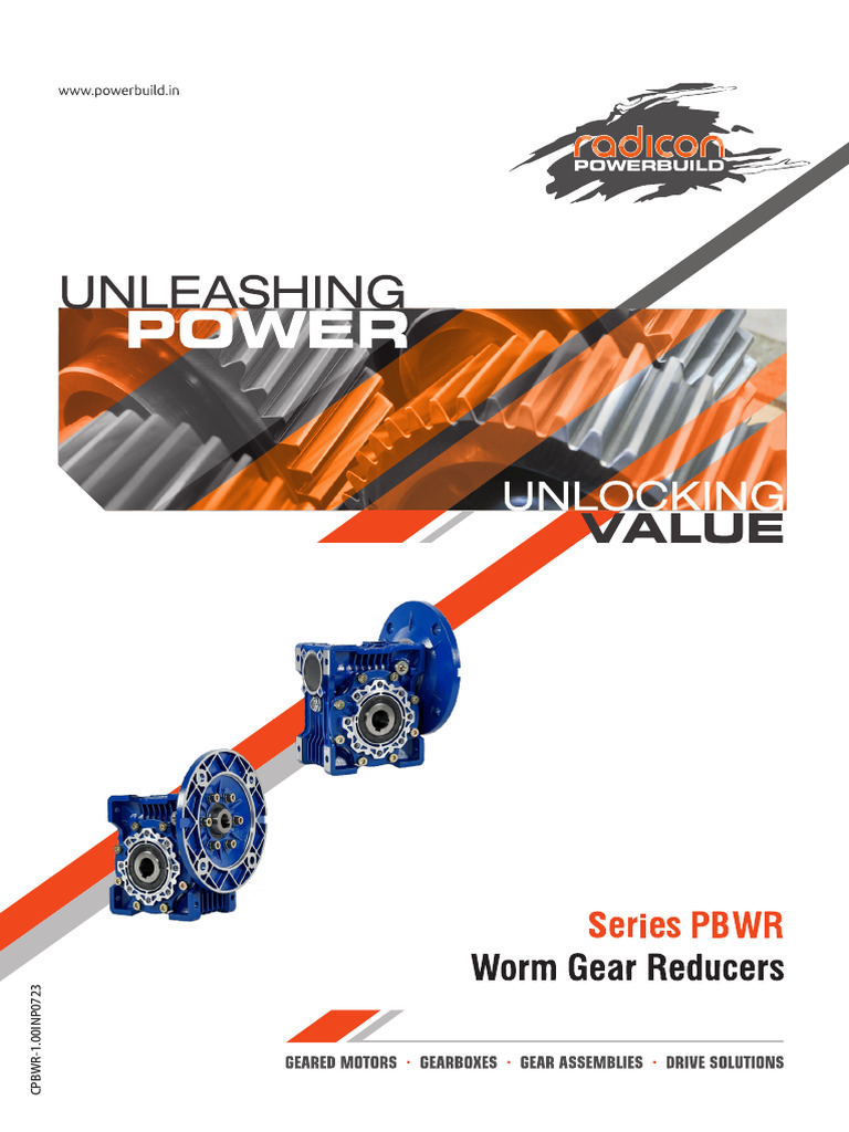 PBWR catalogue | PDF | Gear | Mechanical Engineering