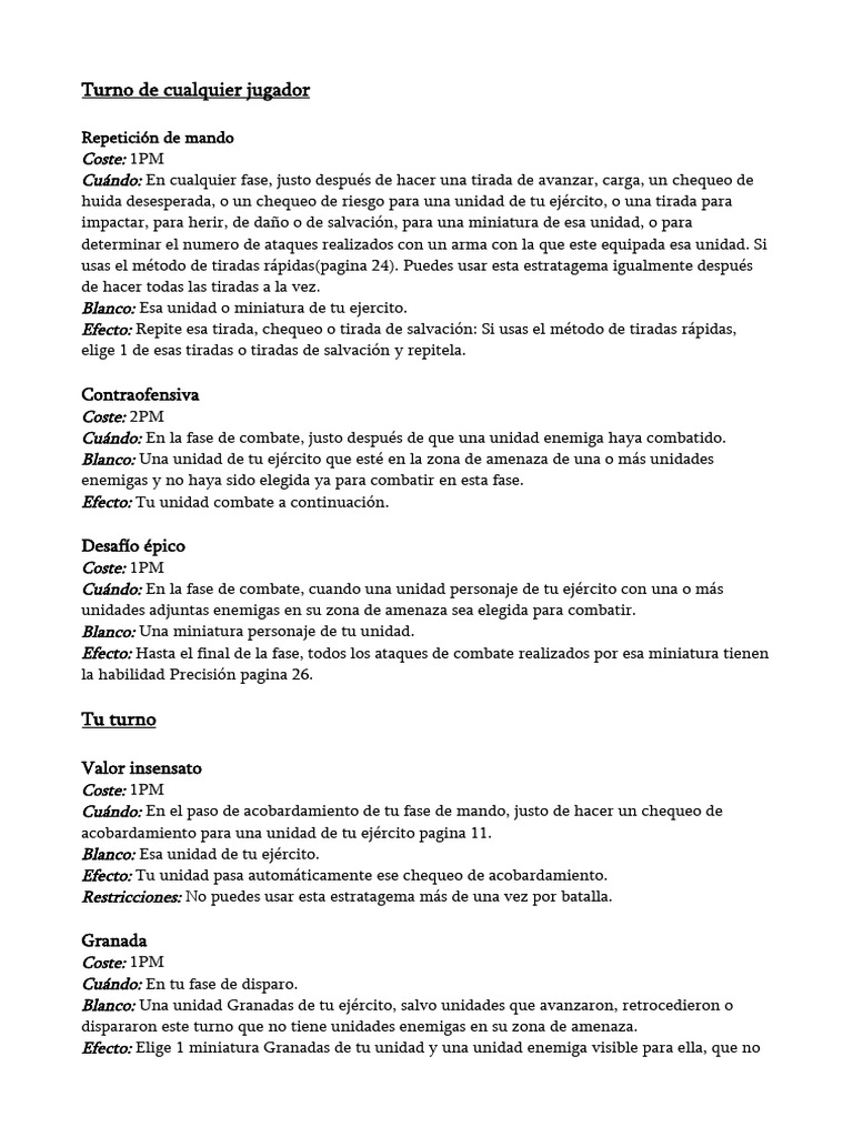 e Stratagem As | PDF | Operaciones militares | Conflictos