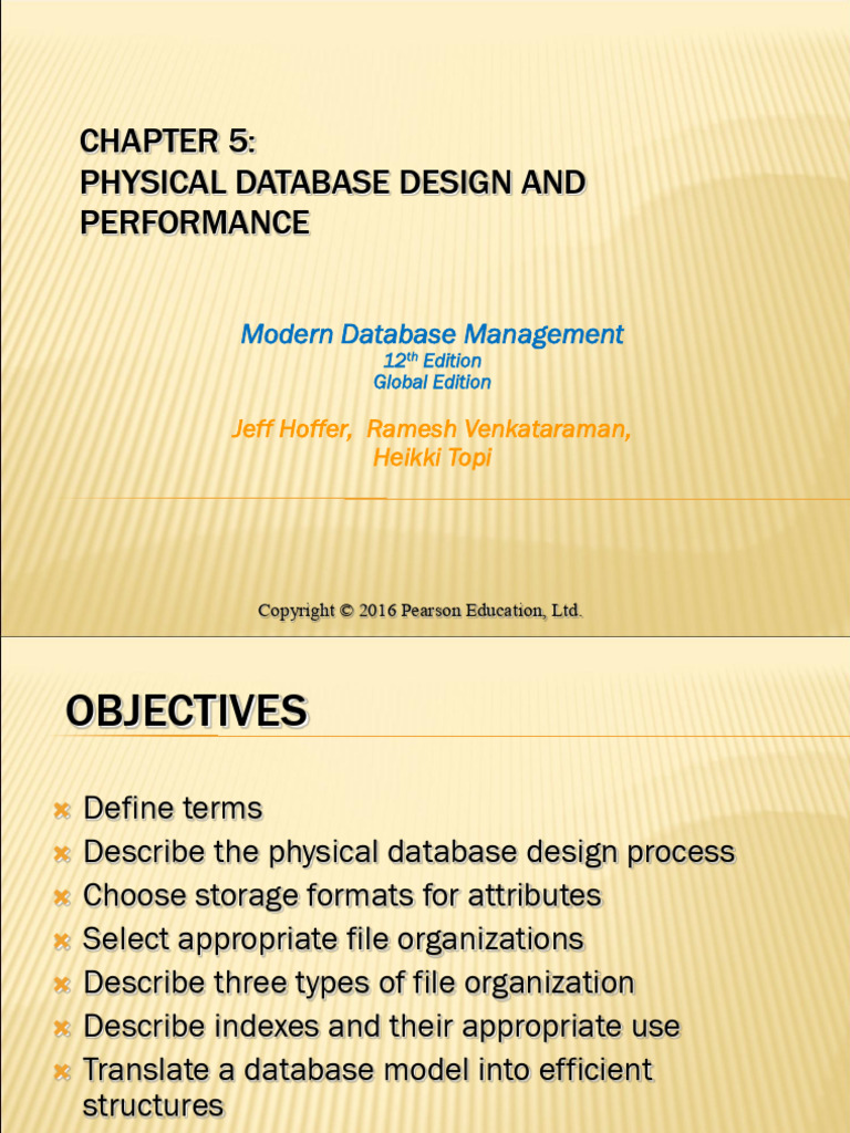 Ch05 - Physical Database Design and Performance | PDF | Database Index ...