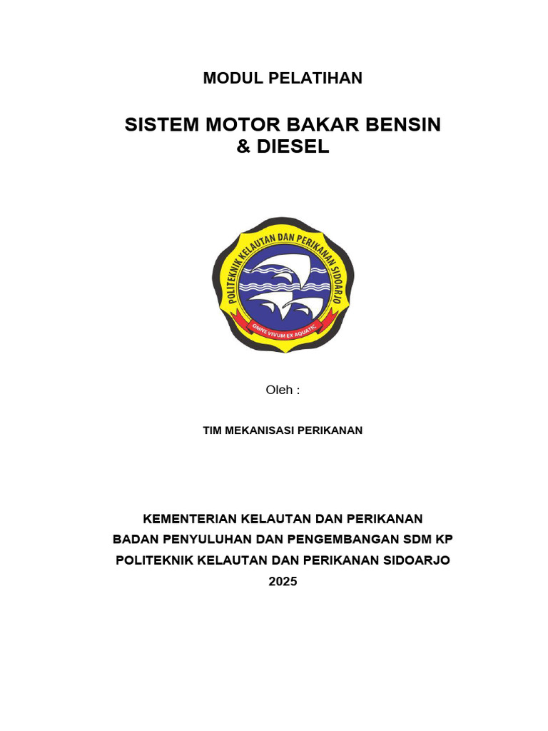 Pelatihan Sistem Motor Bakar Bensin & Diesel | PDF