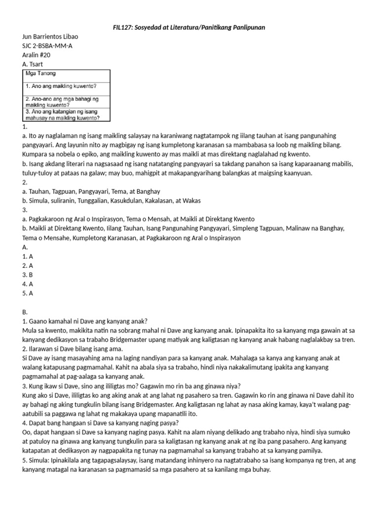 Aralin 20 - Mga Pagsasanay | PDF