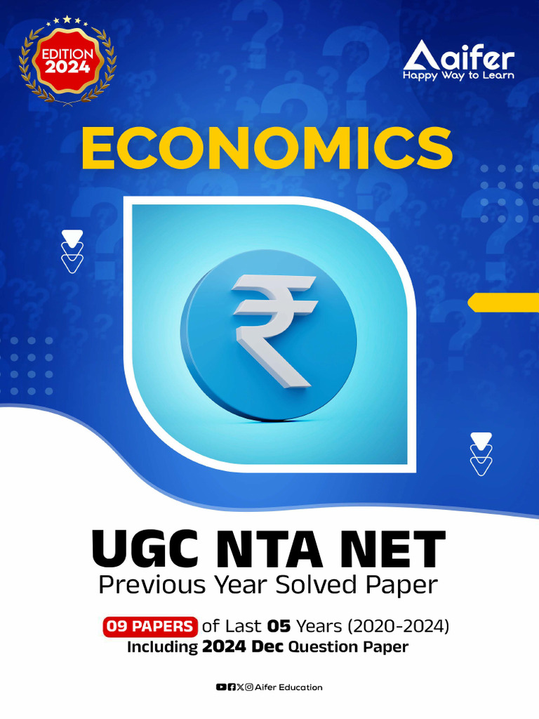 5 Years Net Question Paper With Answers | PDF | Phillips Curve | Inflation