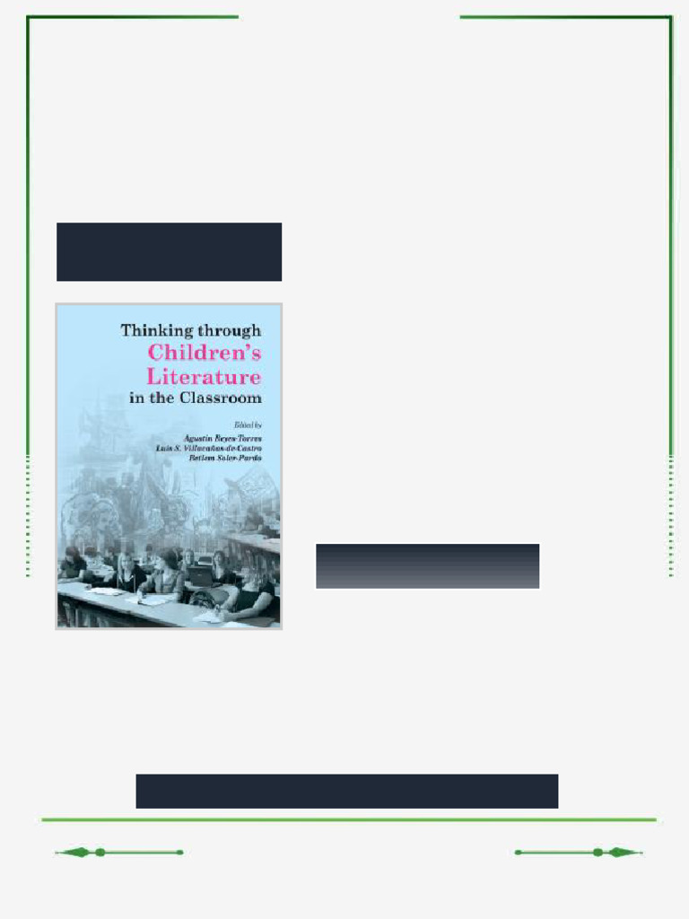 Thinking through Children s Literature in the Classroom 1st Edition ...