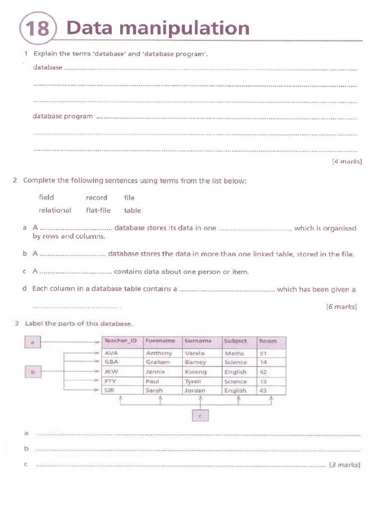 Database Final Exam Paper New | PDF