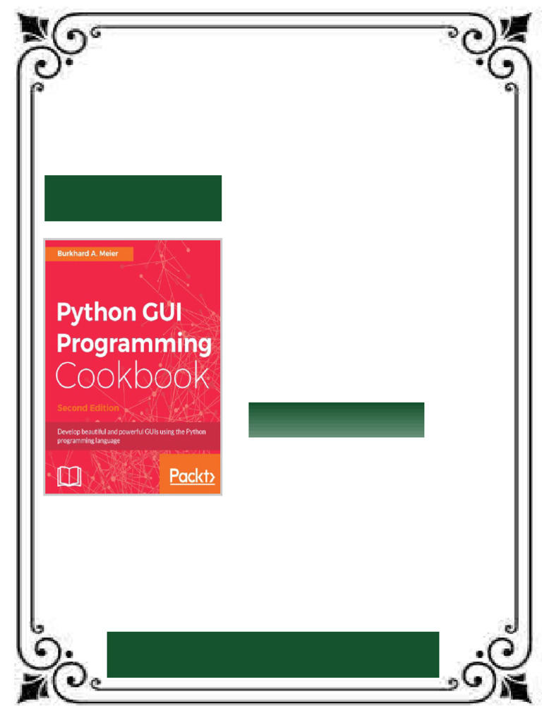 Python GUI Programming Cookbook Meier eBook digital handbook | PDF