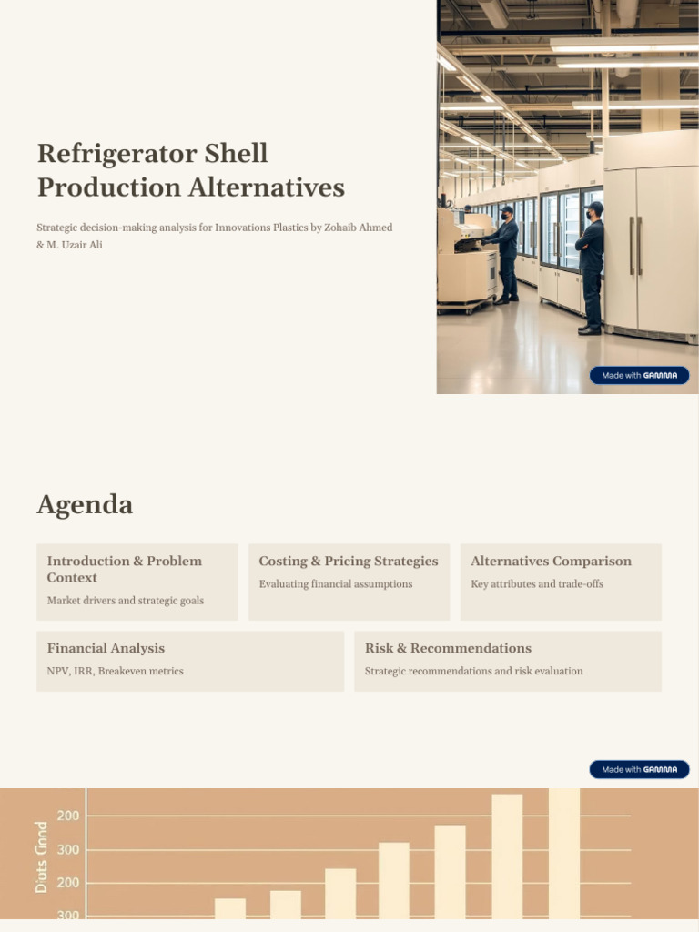 Refrigerator Shell Production Alternatives | PDF