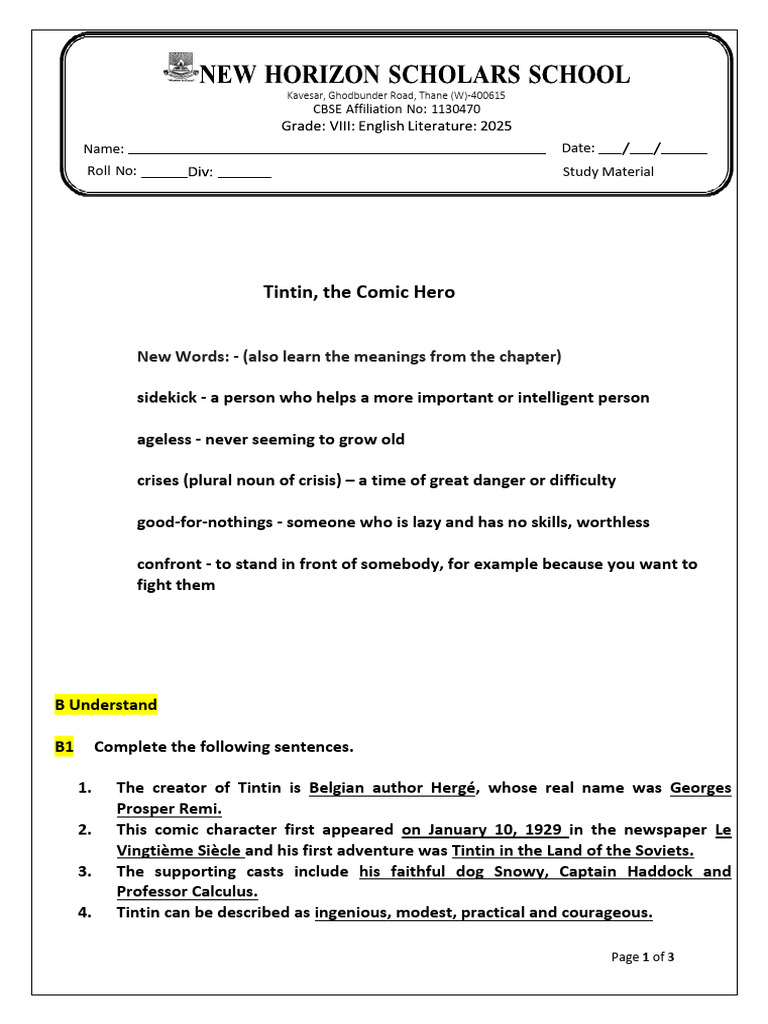 Tintin: The Timeless Comic Hero | PDF | Belgian Comic Strips