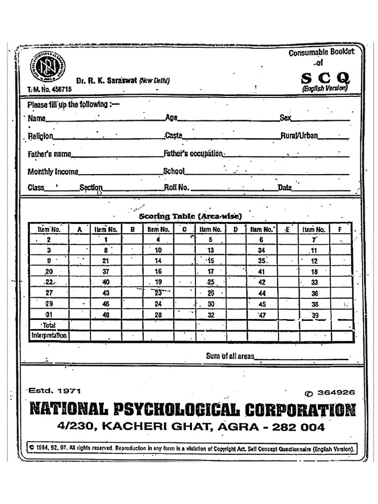 SCQ | PDF