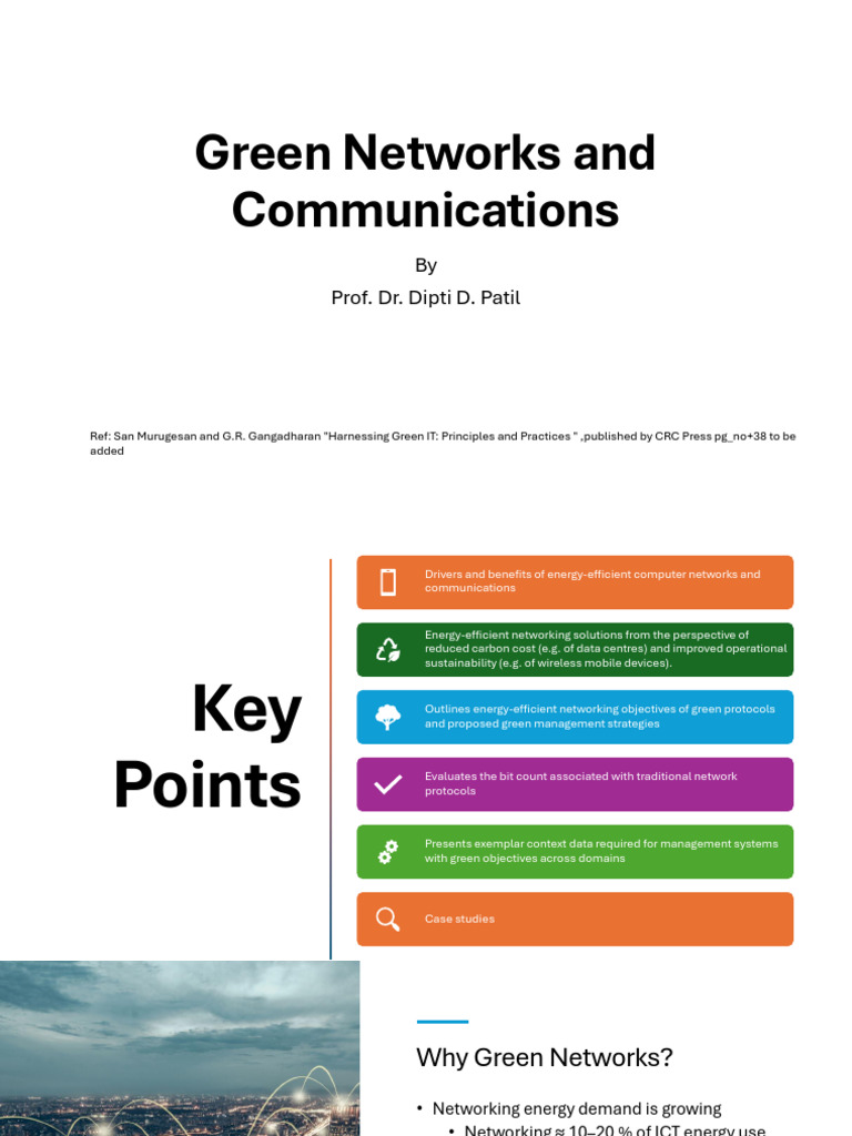 Unit 2 Green Networks and Communications (1) | PDF | Computer Network ...