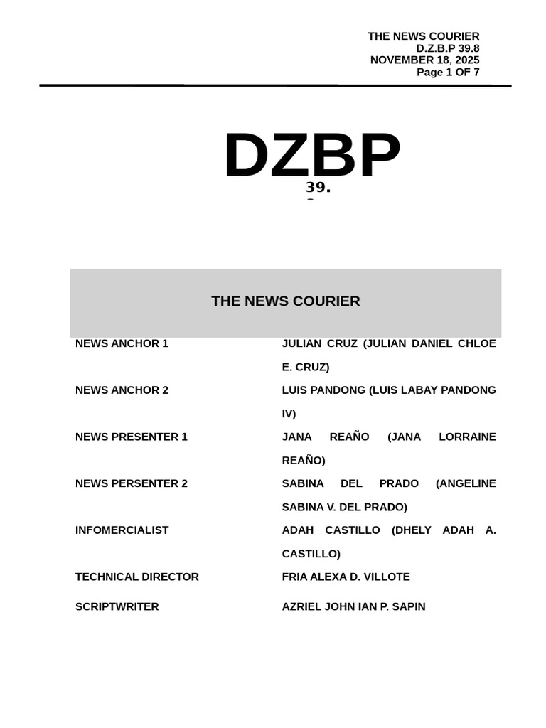 Daily News Highlights - November 18, 2025 | PDF | Entertainment ...