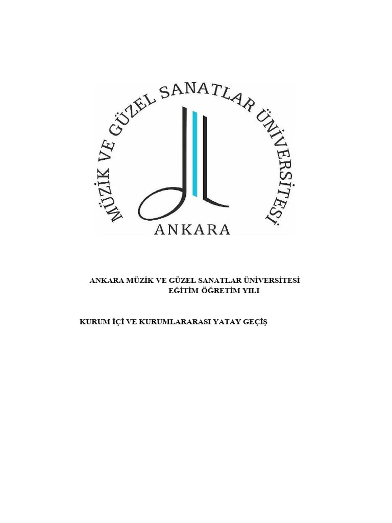 Ankara Muzik Ve Guzel Sanatlar Universitesi 2025 2026 Egitim Ogretim ...