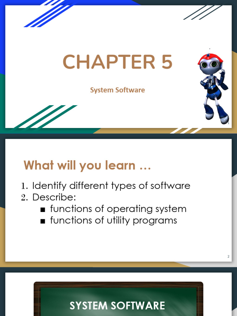 Chap5 System Software | PDF | Operating System | Graphical User Interfaces