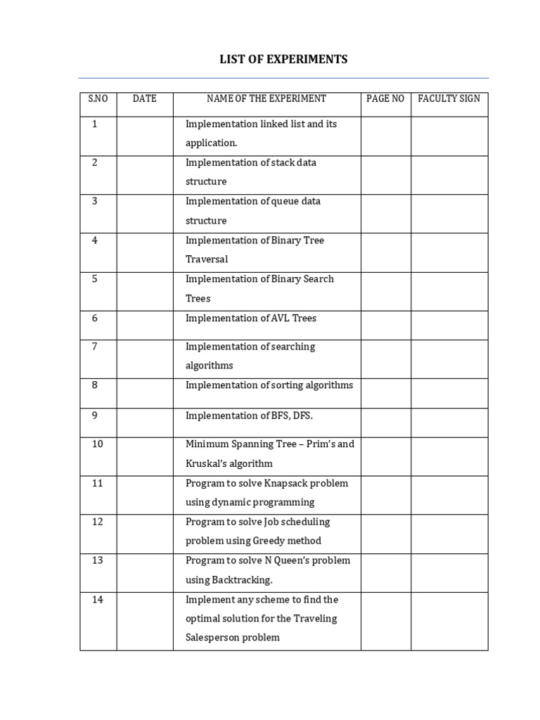 AD1205 DSA LAB MANUAL PRINT | PDF | Queue (Abstract Data Type ...