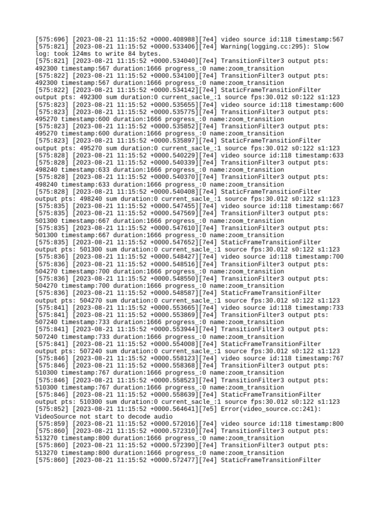 Trace | PDF | Computer Data