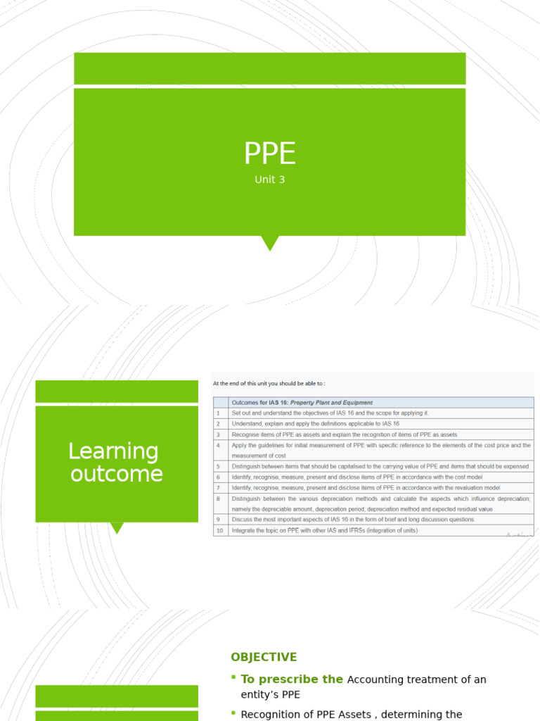 Accounting for Property, Plant, and Equipment | PDF